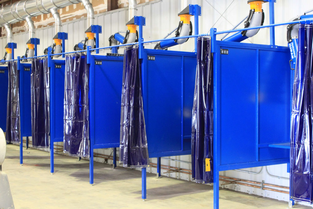 Weld Booth Supply Duct